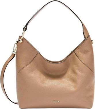 Furla Hobo Bags - Furla Lara S Hobo - Gr. unisize - in Beige - f&uuml;r Damen