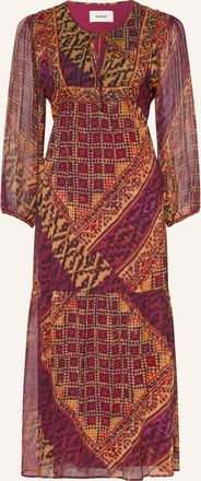 BA&SH Ba&Sh Kleid Oria Mit R&uuml;schen rot