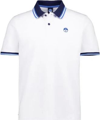 North Sails Herren Polo-Shirt wei&szlig;
