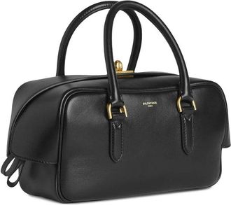 Balenciaga Lambskin Leather Tote Bag - Black