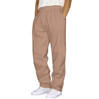 Generic TDEOK Pantalon de jogging baggy pour homme - Avec cordon de serrage - Long - Avec poches - Pantalon de sport d&eacute;contract&eacute; - Taille &eacute;lastique - Conforta