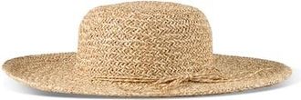Au Printemps Paris Chapeau en papier tress&eacute;