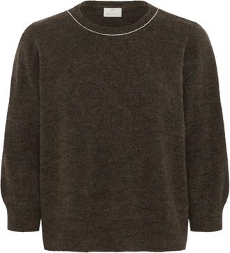 Kaffe Femme, Pulls, Brun, Taille: 44 FR KAmeridith Pullover