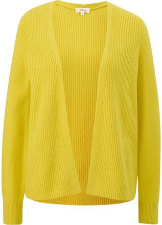s.Oliver Damen Strickjacke langarm YELLOW 38