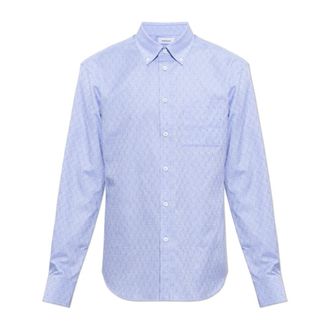 Ferragamo Pocket Shirt - - Shirts - Herren - Blau - M