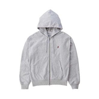 Gramicci One Point Zip-Hoodie - - Sweatshirts & Hoodies - Herren - Grau - L