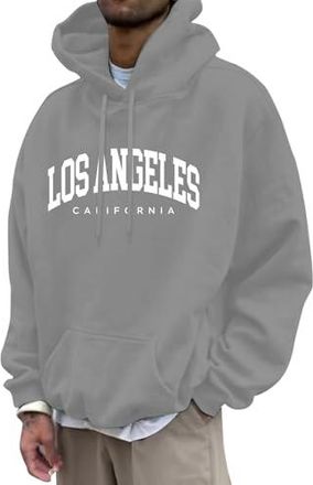 Generic Sweat a Capuche Homme Sweatshirt Hooded Pull &agrave; Capuche Homme Mode Casual avec Imprim&eacute; 3D, Sweats &agrave; Manches Longues et Cordon de Serrage