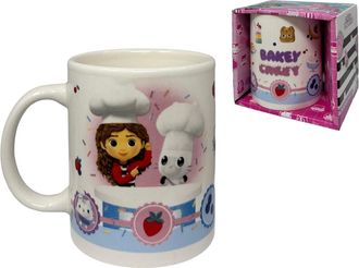 Cartoon Gabbys Dollhouse Tasse 350 ml Keramiktasse Modell Kinderbecher mit Box