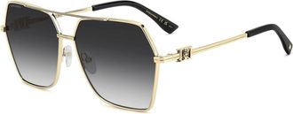 Dsquared2 Femme, Accessoires, Jaune, Taille: 62 MM D2 0206/S Lunettes de soleil