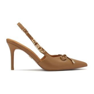 Kazar Braune Pumps mit Schleife und Metallverzierung BASILIA.Dieses Produkt f&auml;llt klein aus. - - Shoes - Damen - Braun - 40 EU