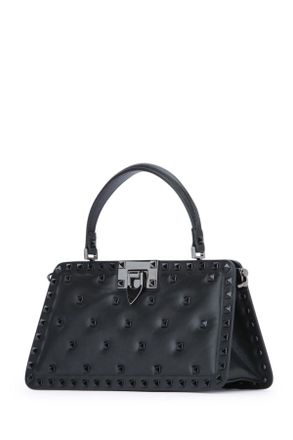 Valentino Garavani Womens Rockstud Nero Borse A Tracolla Bag