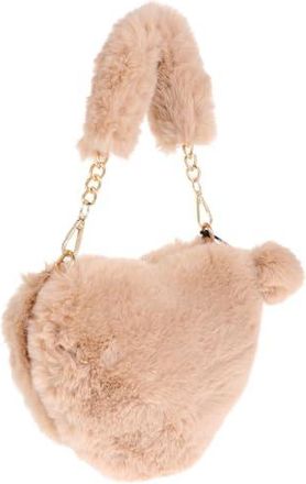 Hemoton Paquet &agrave; Main en Peluche de Coeur Paquet Moelleux Couleur Kaki L&eacute;ger et Compact pour LHiver Quotidien des Femmes