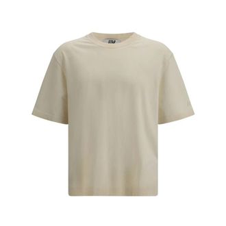 Golden Goose Homme, Tops, Beige, Taille: M T-shirt &Eacute;toile en coton