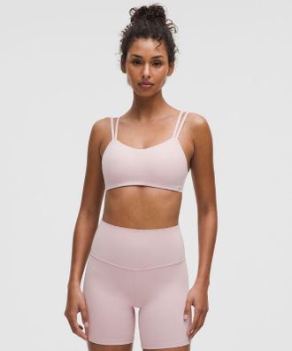 lululemon Like a Cloud BH Leichter Halt B/C Cups f&uuml;r Frauen - Gr&ouml;&szlig;e 12 in Pink Haze