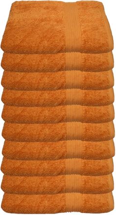 Julie Julsen 10er Pack Gästetuch 29 Farben erhältlich weich und saugstark 500gsm Öko Tex 30 x 50 cm Karotte B-Ware