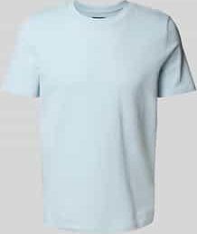 Mc Neal T-Shirt mit geripptem Rundhalsausschnitt