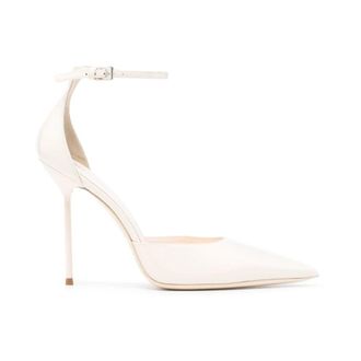 PARIS TEXAS Lidia Ankle Strap Pump - - Shoes - Damen - Wei&szlig; - 39 EU
