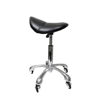 Generic Ergonomischer rollender Sattelhocker, h&ouml;henverstellbarer rollender, drehbarer Sattelhocker-Stuhl, 200 kg Tragkraft, for Salons, Spas, B&uuml;ro