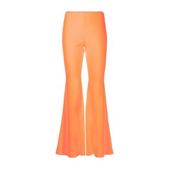 ERL Terry Flared Pants Knit - - Trousers - Damen - Orange - M