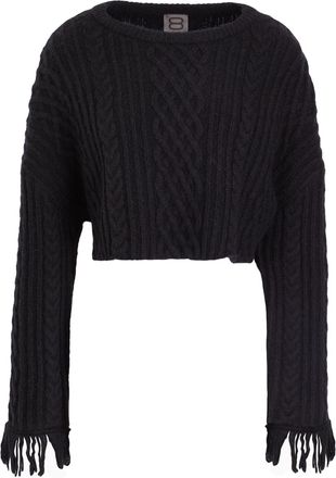 8 by YOOX WOOL BLEND CHUNKY KNIT JUMPER