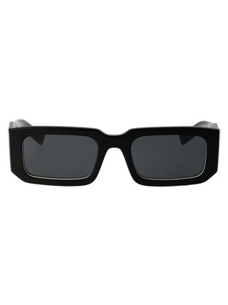 Prada 0PR Black and White Acetate Sunglasses - Black