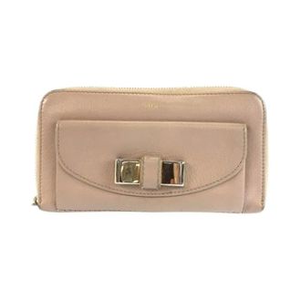 Chlo&eacute; Pre-owned Lily Long Wallet - Femme - Pre-owned - Beige - Taille: ONE Size