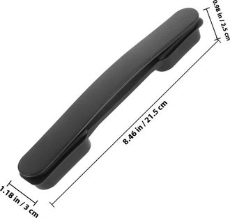 Hemobllo 2 St&uuml;ck Kunststoff Gep&auml;ckgriffe Kofferziehgriffe Ersatzgriff Ergonomisch Strapazierf&auml;hig f&uuml;r Reisekoffer und Taschen