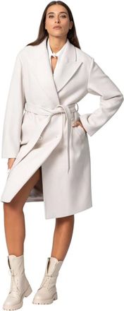 Kocca Femme, Manteaux, Beige, Taille: 44 FR Trench-coat Tendance Trois Quarts