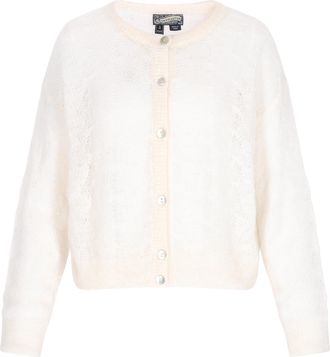 Dreimaster Dreimaster Strickjacke Frauen cremefarben