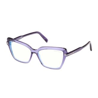 Tom Ford unisex, Accessoires, Violet, Taille: 55 MM Lunettes de soleil noires classiques