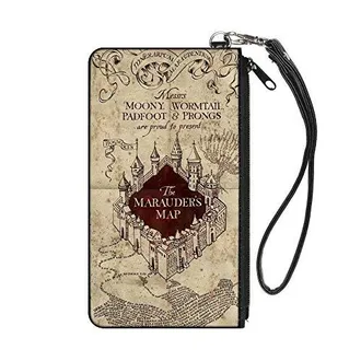 Buckle Down Zip Wallet Harry Potter Large Portefeuille, Multicolore, 8 x 5 Mixte