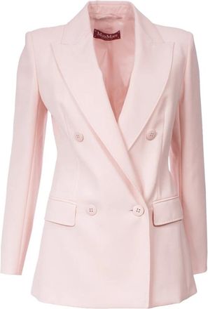 Max Mara Femme, Vestes, Rose, Taille: 34 FR Blazer sfiancato