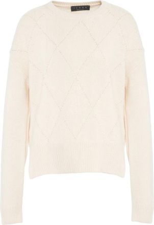 Kaos Kaos, Damen, Strickwaren, Wei&szlig;, XSGr&ouml;&szlig;e