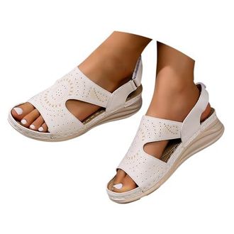 Generic Sandales Femme &eacute;t&eacute; Orthop&eacute;dique Confortable Bout Ouvert Chaussures Antid&eacute;rapant Respirantes D&eacute;Contract&eacute;Es Sandales de Plage Boho Leger Platform Sandal