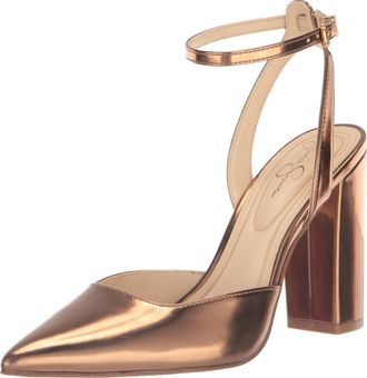 Jessica Simpson Damen Nazela Spitzem Zehenbereich Pumps, Bronze, 41.5 EU