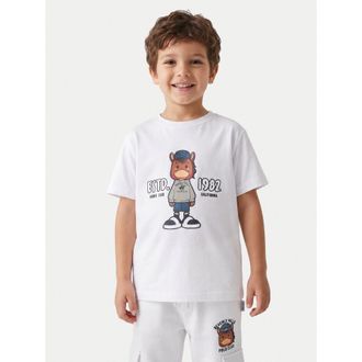 Beverly Hills Polo Club T-Shirt P-SS26B-TS0135 Wei&szlig; Regular Fit