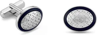 HUGO BOSS Manschettenkn&ouml;pfe B-Ovaldomedmono-Cuf 50552368 Dunkelblau