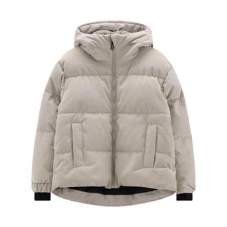 F.lli Campagnolo Jacke mit fester Kapuze und Schneefang - - Sport - Herren - Beige - S