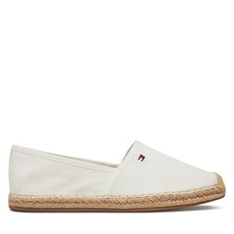 Tommy Hilfiger Espadrilles Tommy Hilfiger Flag Canvas Espadrille FW0FW08541 &Eacute;cru