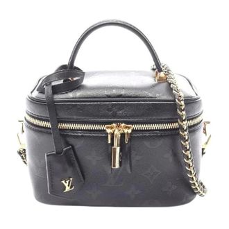 Louis Vuitton unisex, Pre-owned, Noir, Taille: ONE Size Pre-owned Sacoche Monogram Ink Cuir Vanity PM