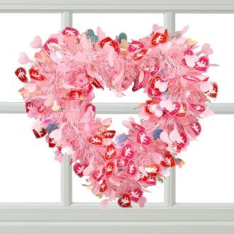 Generico Herzkranz: Gr&ouml;&szlig;e 40 cm, PE-Material, Dekoration, Touch Love Beauty, Valentinstagsdekoration f&uuml;r Heimfeiern und Amb