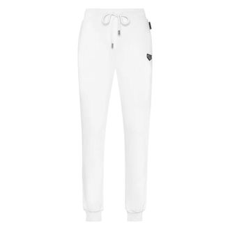 Philipp Plein Jogging Hosen Iconic Plein - - Trousers - Damen - Wei&szlig; - XL