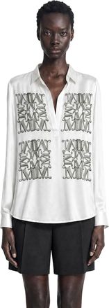 Max Mara Marabesque Print Silk Shirt