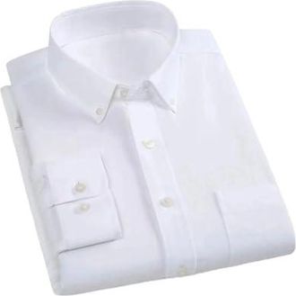 Generic Chemise Oxford boutonn&eacute;e &agrave; manches longues pour homme, coupe ajust&eacute;e, haut de bureau solide et doux, 2720-1, XXL