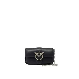 Pinko Love Birds Abend Clutch Tasche - - Bags - Damen - Schwarzk - ONE SIZE
