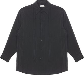 Christophe Lemaire Hemd mit Krawattendetail - Braun