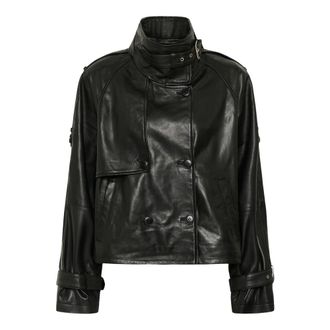Gestuz AmidaGZ Lederjacke - - Jackets - Damen - Schwarzk - L
