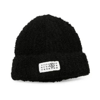 Maison Margiela Numeric Strickm&uuml;tze - - Accessories - Herren - Schwarzk - ONE SIZE