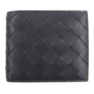 Bottega Veneta Pre-owned Intrecciato Kalbsleder Geldb&ouml;rse - - Pre-owned - Herren - Schwarzk - ONE SIZE