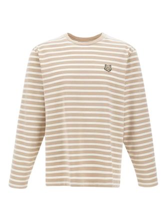 Maison Kitsun&eacute; haut &agrave; rayures - Tons neutres